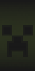 Creepy Creeper Minecraft Banner