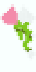 Pink Rose Minecraft Banner