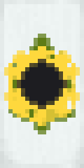 Sunflower Minecraft Banner