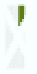 Green w/ white background apostrophe Minecraft Banner