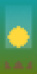 Sunny swamp Minecraft Banner