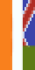 New Indian Flag with Union Jack Minecraft Banner