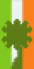 Irish Flag & Shamrock Minecraft Banner