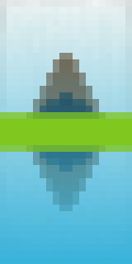 Reflection of a Cave Minecraft Banner