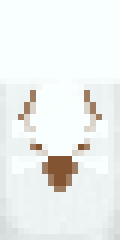 Stag Deer on Black Minecraft Banner
