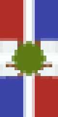 Dominican Republic Flag Minecraft Banner