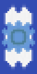 Blue Minecraft Banner
