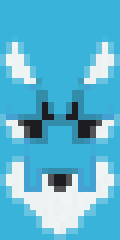 blue fox Minecraft Banner