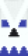 the white and blue angel dragon banner Minecraft Banner