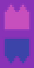Purple Clamp - Bisexual Banner Minecraft Banner