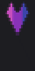 Bisexual heart Minecraft Banner