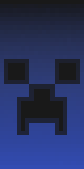 2011 minecon blue gradient Minecraft Banner