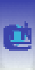 Blue Robot banner Minecraft Banner