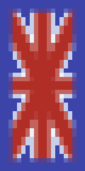 United Kingdom Flag Minecraft Banner