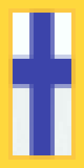Finland shield Minecraft Banner