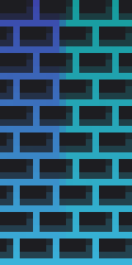 Blue, Cyan and light blue gradient banner Minecraft Banner