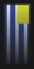 Capa Uruguay Minecraft Banner