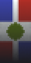 Dominican Republic flag Minecraft Banner