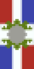 Dominican Republic Flag Minecraft Banner