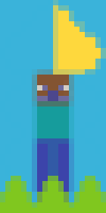 Steve Minecraft Banner
