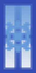 Frosty Blue Minecraft Banner