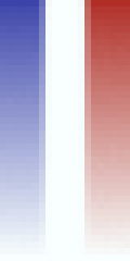 French Flag: White Gradient Minecraft Banner