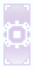 Purple Floral Minecraft Banner