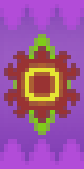 Red Flower banner Minecraft Banner