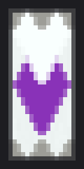 Ace heart Minecraft Banner