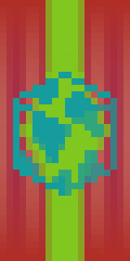 Earth stripe Minecraft Banner