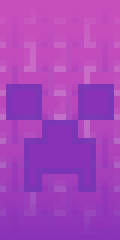 Magenta Creeper Banner Minecraft Banner