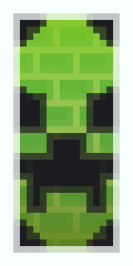 Angry Creeper Minecraft Banner