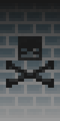 skull charge brick gradient Minecraft Banner