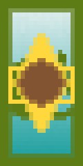 Sunflower Shield Design Minecraft Banner
