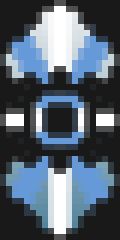 Blue Flower Charged Up Minecraft Banner