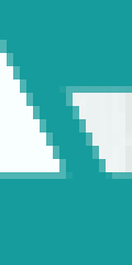 Cyan letter S Minecraft Banner