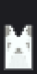Arctic fox Minecraft Banner