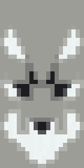 Angry Wolf Minecraft Banner