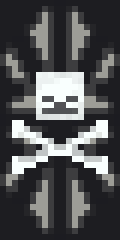 Skeleton Banner Minecraft Banner