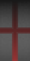 Dark red cross Minecraft Banner