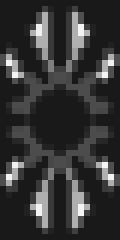 The creepy spider Minecraft Banner