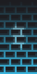 Glowing Blue Bricks Minecraft Banner
