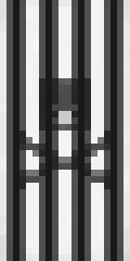 Skeleton Behind Bars Minecraft Banner