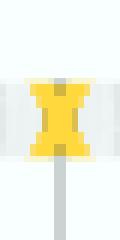 yellow thumb tack Minecraft Banner