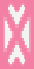 Pink Heart Minecraft Banner