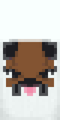 pug face Minecraft Banner