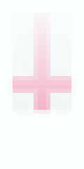 pink inverted cross Minecraft Banner