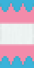 Trans* Pride Shield Minecraft Banner
