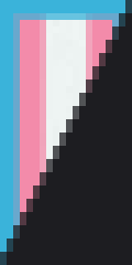 Anarcho-Trans flag Minecraft Banner