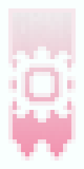 Pink Flower Banner Minecraft Banner